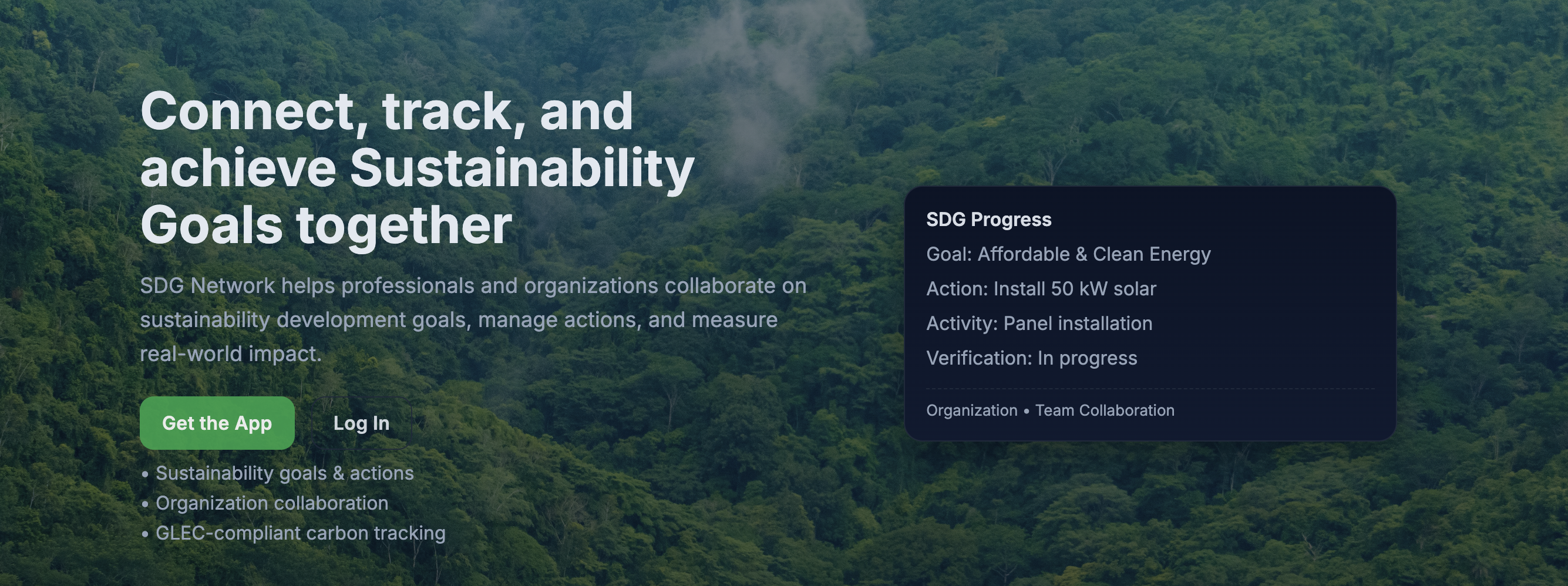 SDG Network – Sustainable Development Collaboration Platform